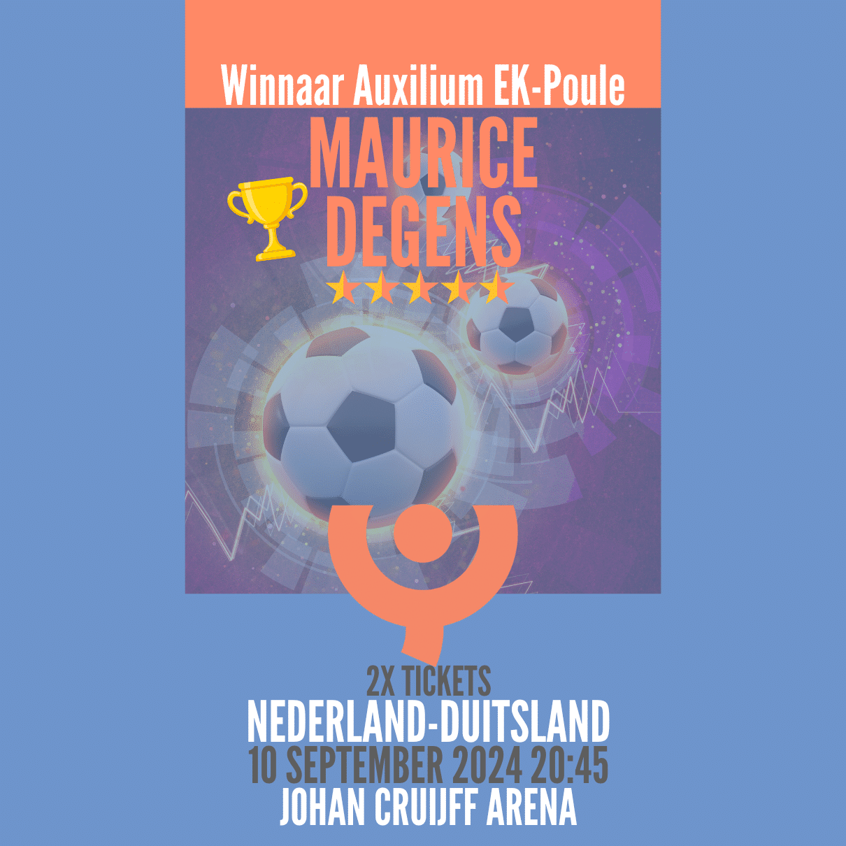 Winnaar Auxilium-leden EK-Poule - Auxilium